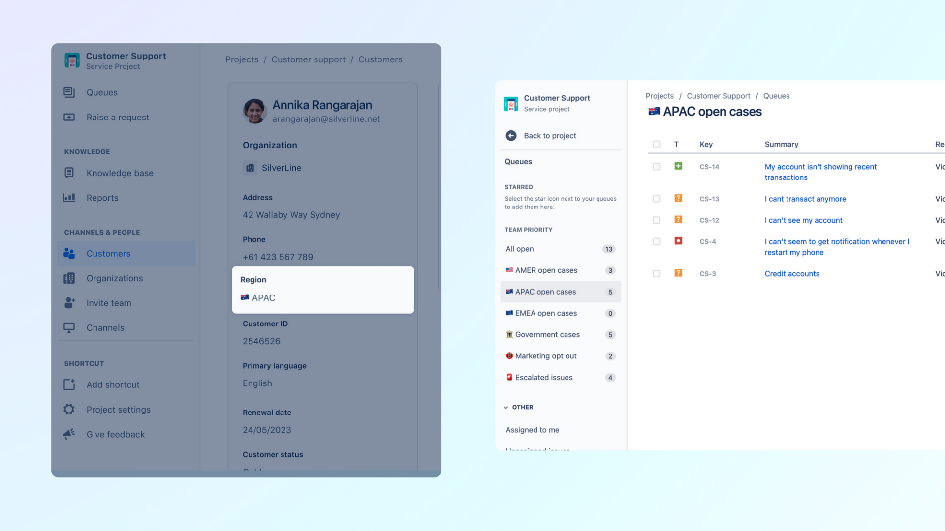 Jira Service Management for external customers — Stretch Addera